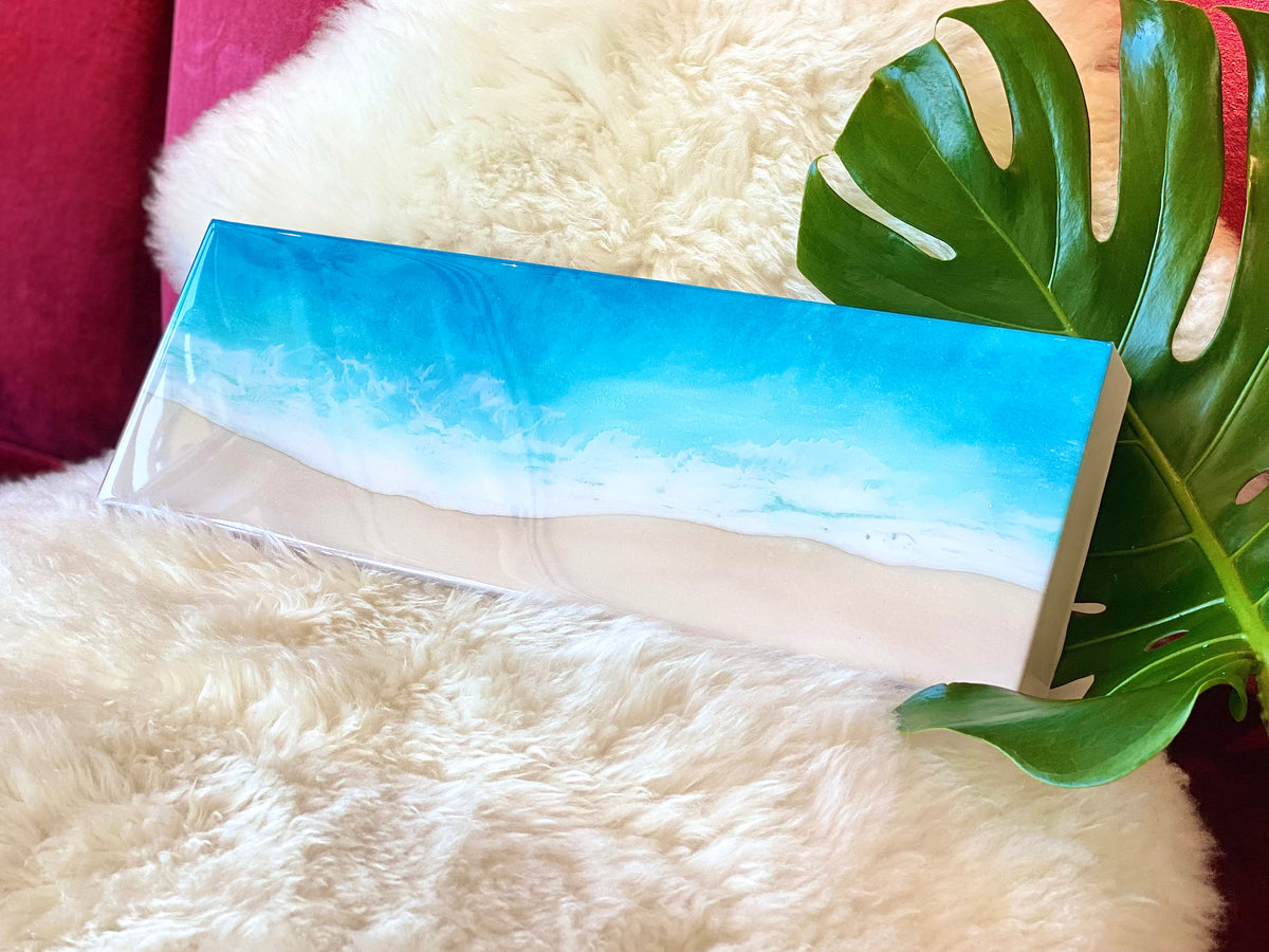 【Sarah Caudle / サラカードル】”Waves for Days" Open Edition Resin Art on Wood – Sarah Caudle Art Japan